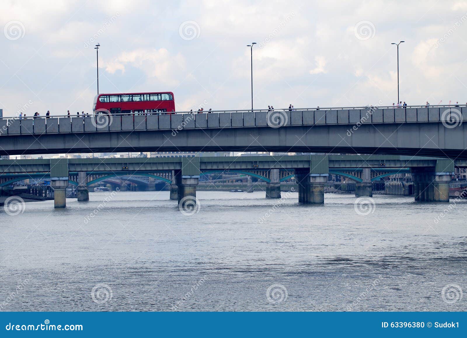 London Bridges Over the Thames Stock Photo - Image of journey, britain ...