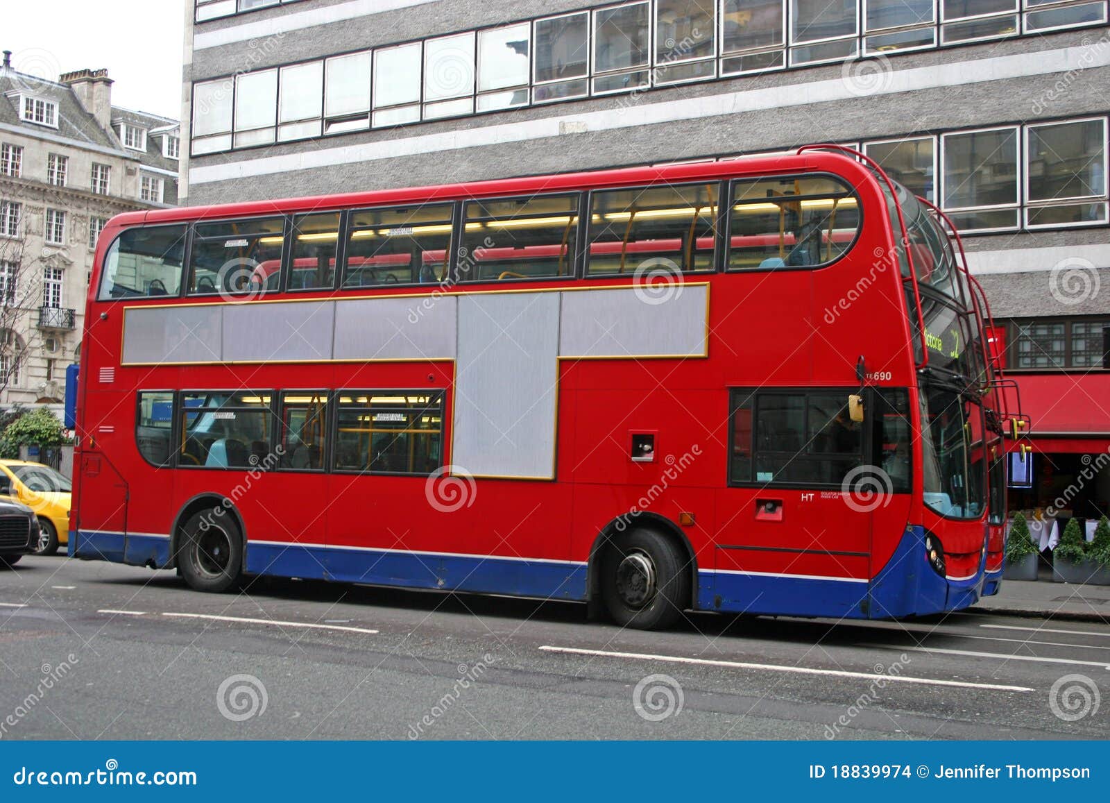 London bus stock photo. Image of street, double, commute - 18839974