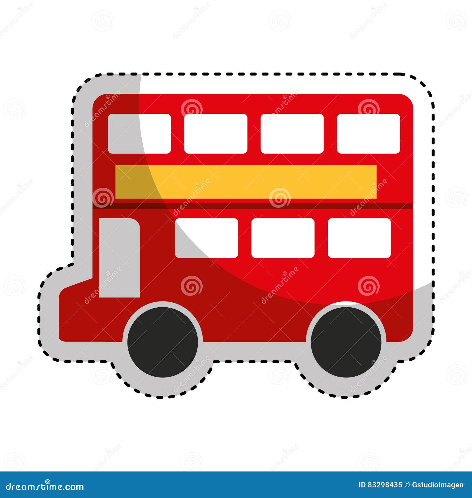 London bus classic icon stock illustration. Illustration of england ...