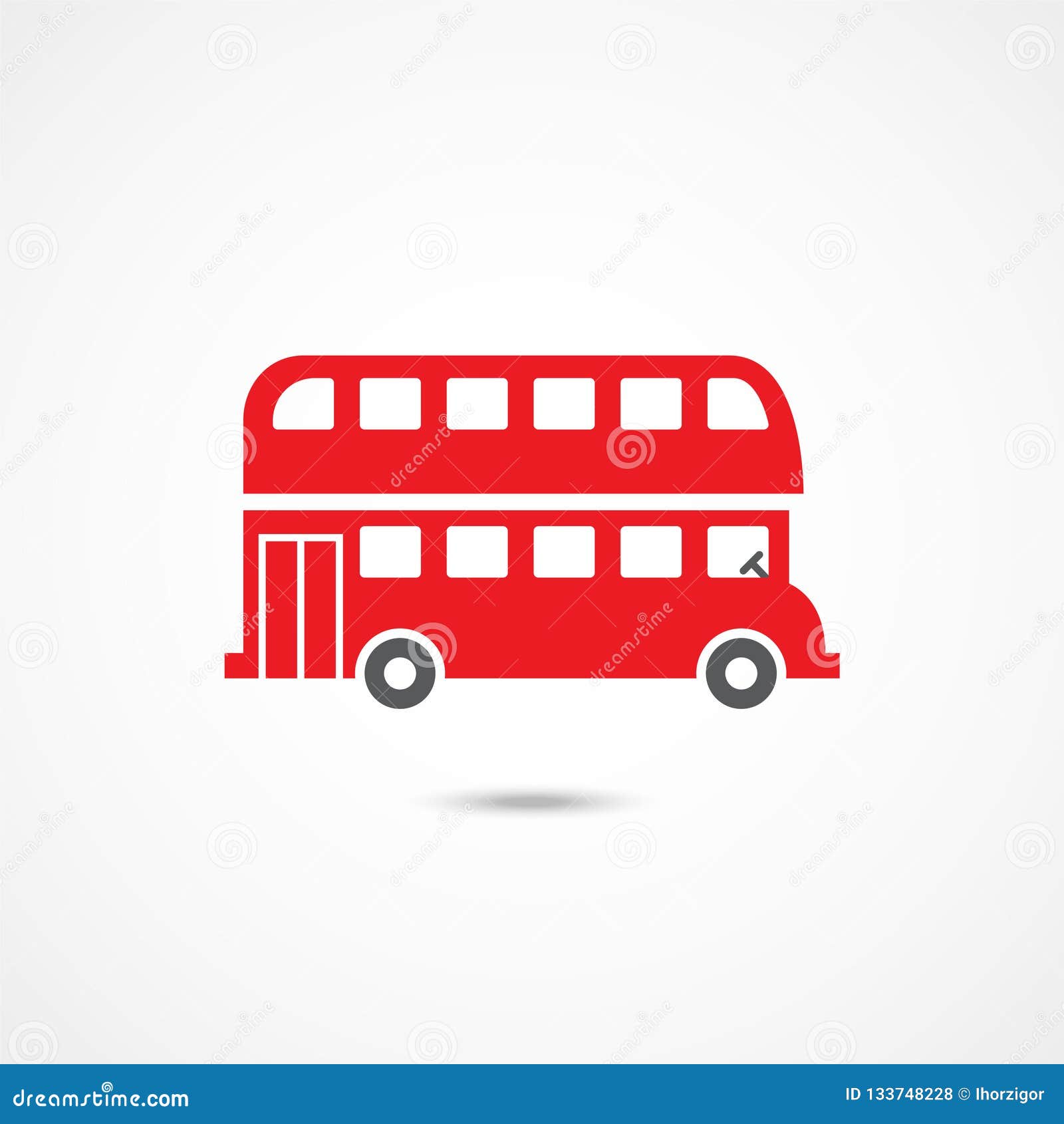 London bus icon stock vector. Illustration of element - 133748228