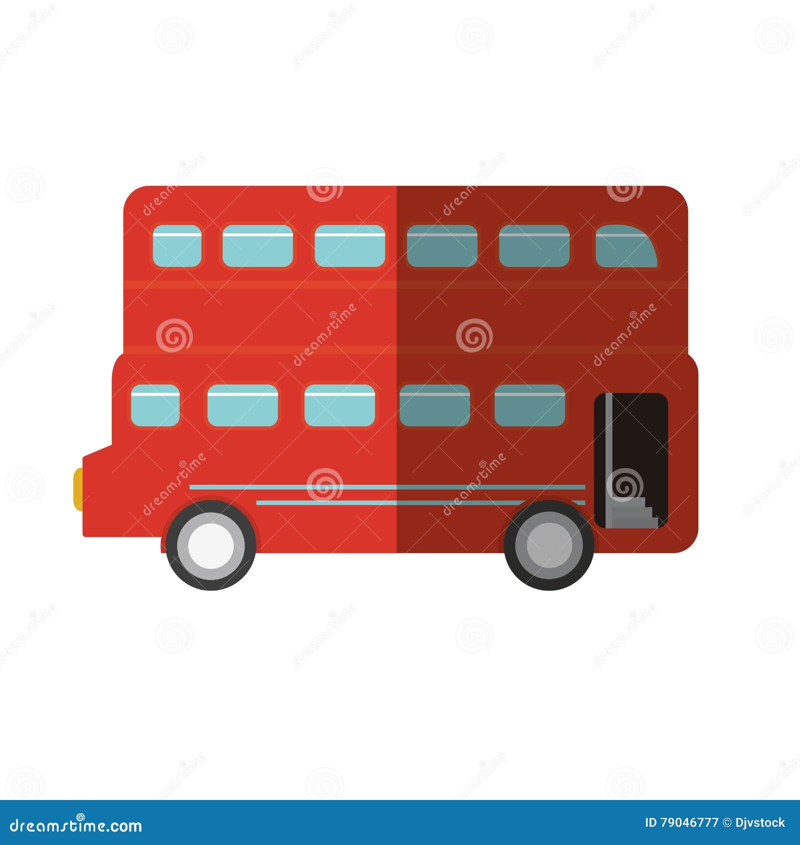 London Bus Transport Service Icon Stock Vector - Illustration of public ...