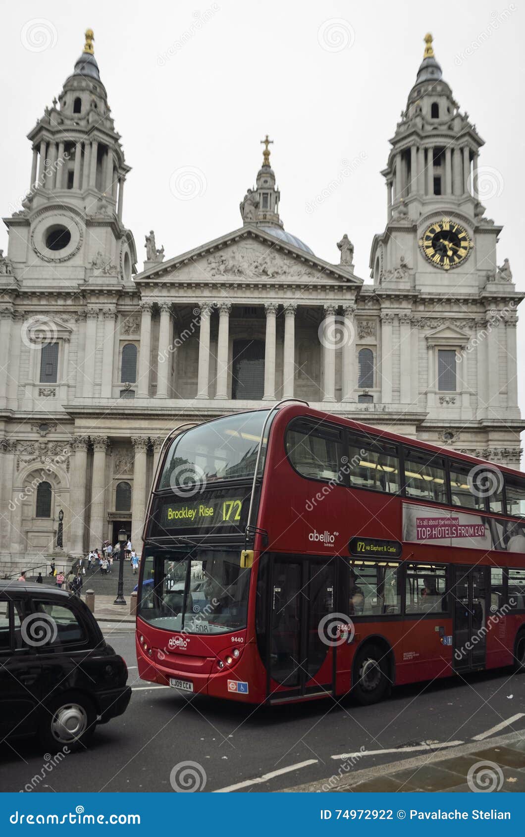London bus editorial photography. Image of kingdom, double - 74972922