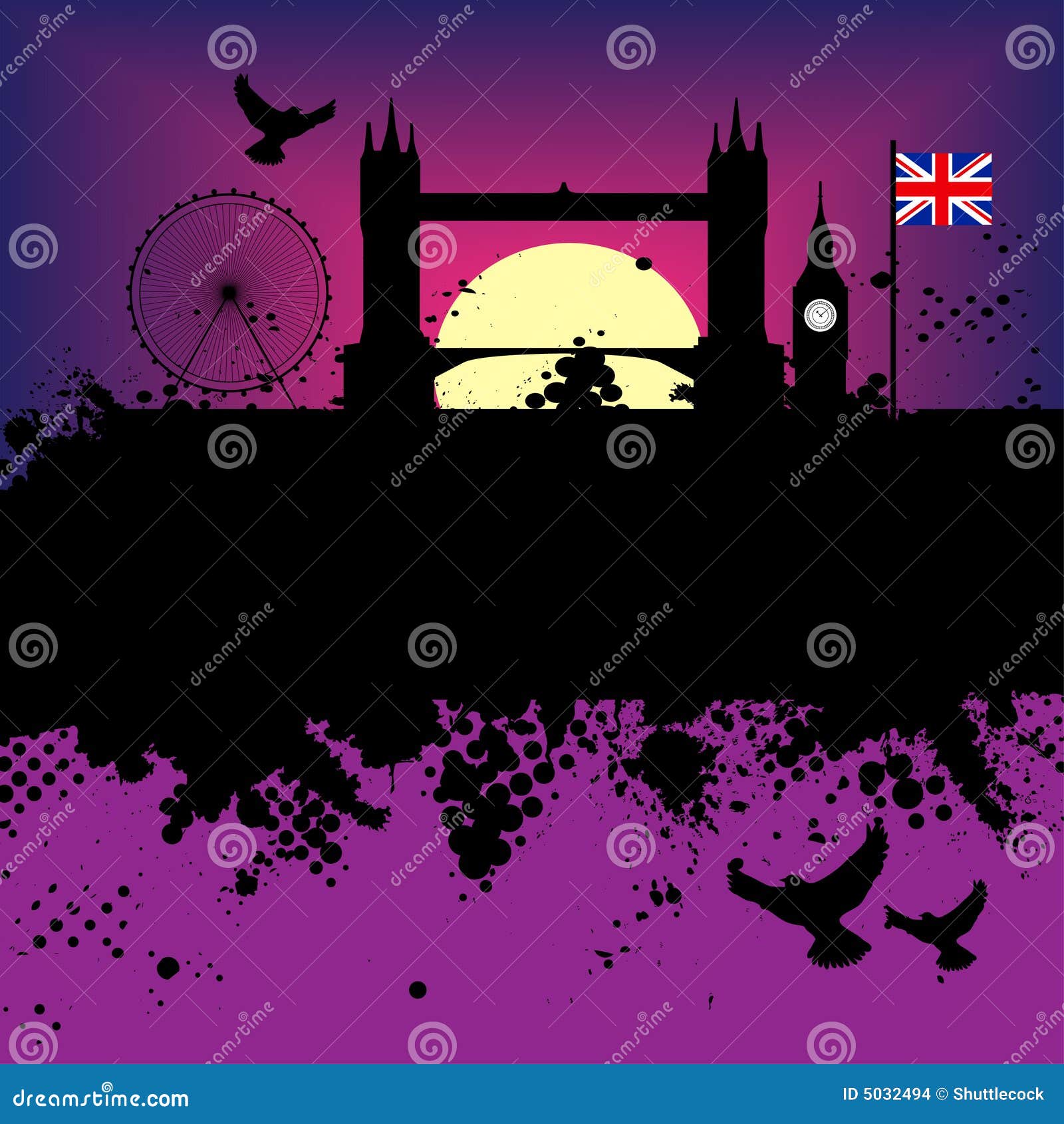 London City Grunge Illustration Stock Vector - Illustration of liquid ...