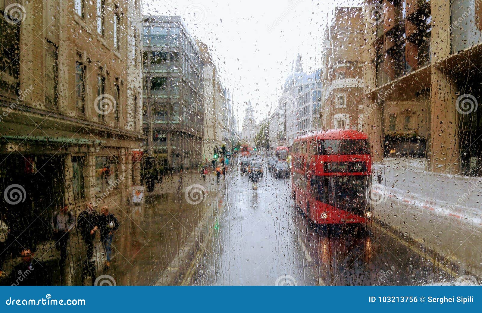 London city stock photo. Image of view, london, rain - 103213756