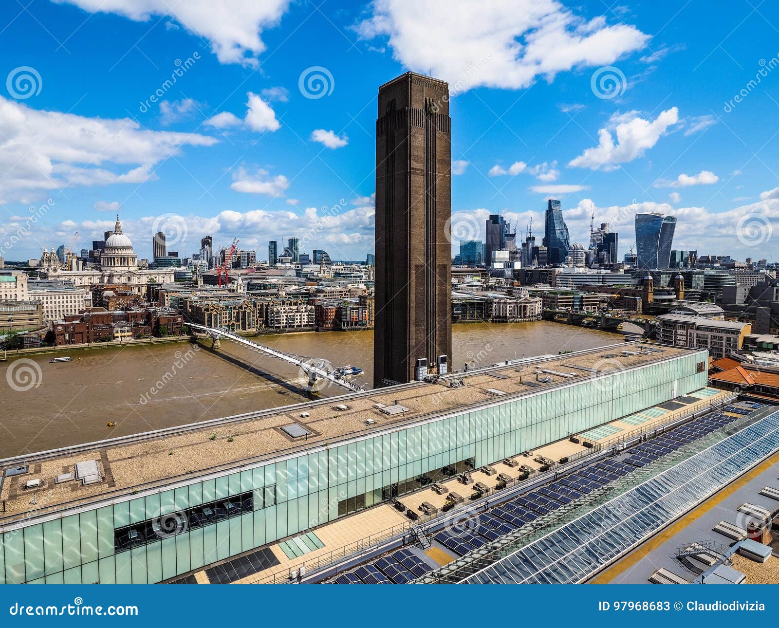 London city skyline (hdr) stock image. Image of landmark - 97968683