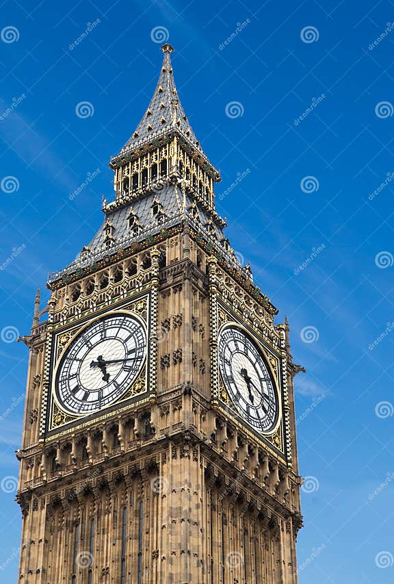 London Clock Face stock image. Image of culture, parliament - 95191265