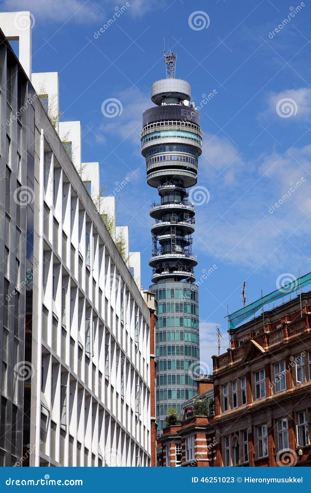 London Communications Tower Editorial Stock Photo - Image of landmark ...