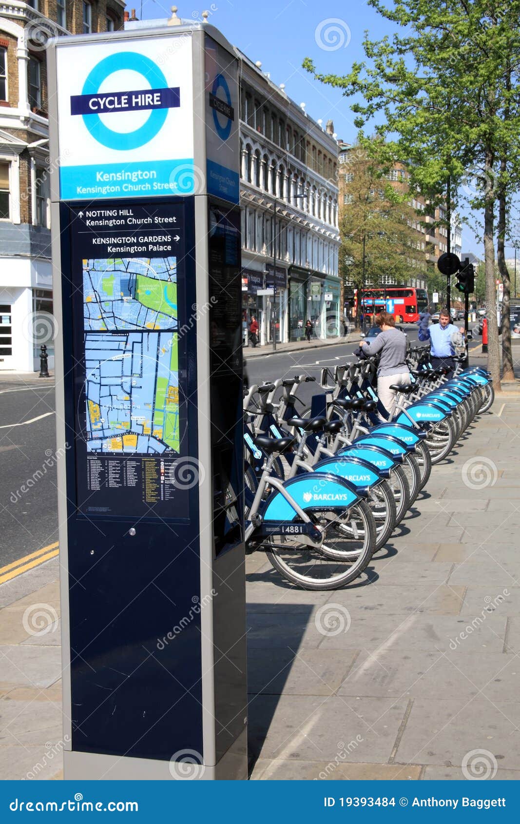 London Cycle Hire Docking Station Editorial Stock Image - Image of ...