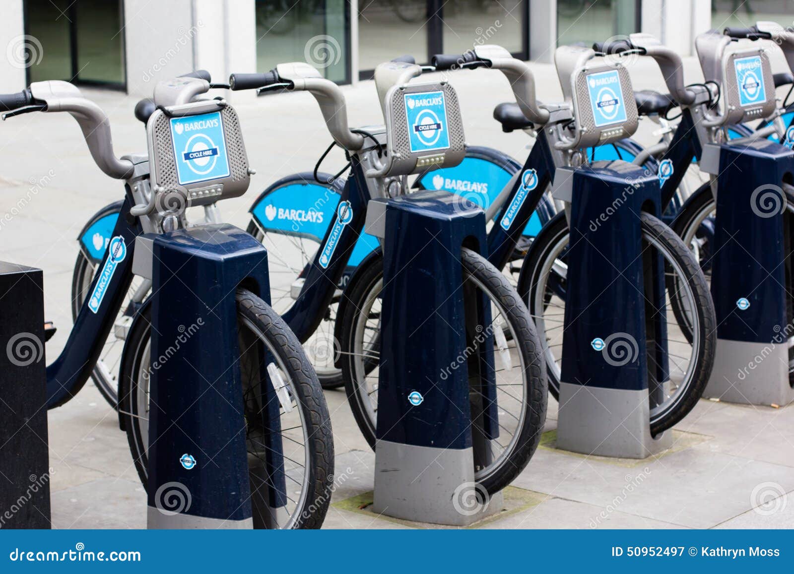 Cycle Hire Docking Station With Santander Cycles Aka Boris Bikes In ...