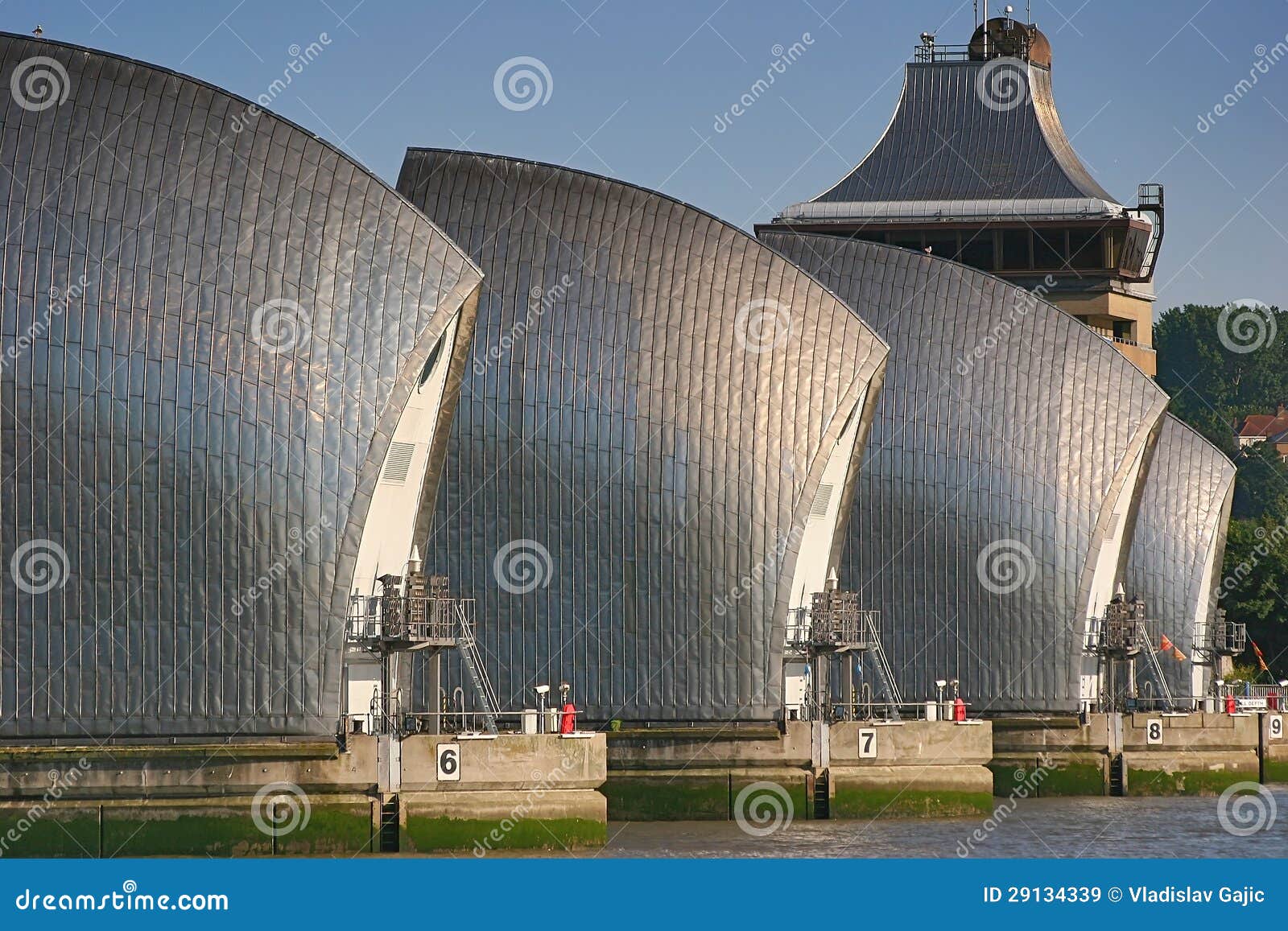 London dam stock image. Image of landmark, woolwich, weir - 29134339