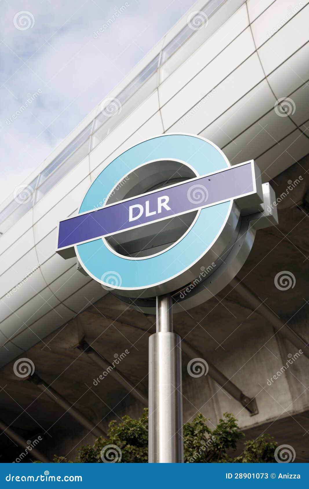 London DLR Sign editorial stock photo. Image of london - 28901073