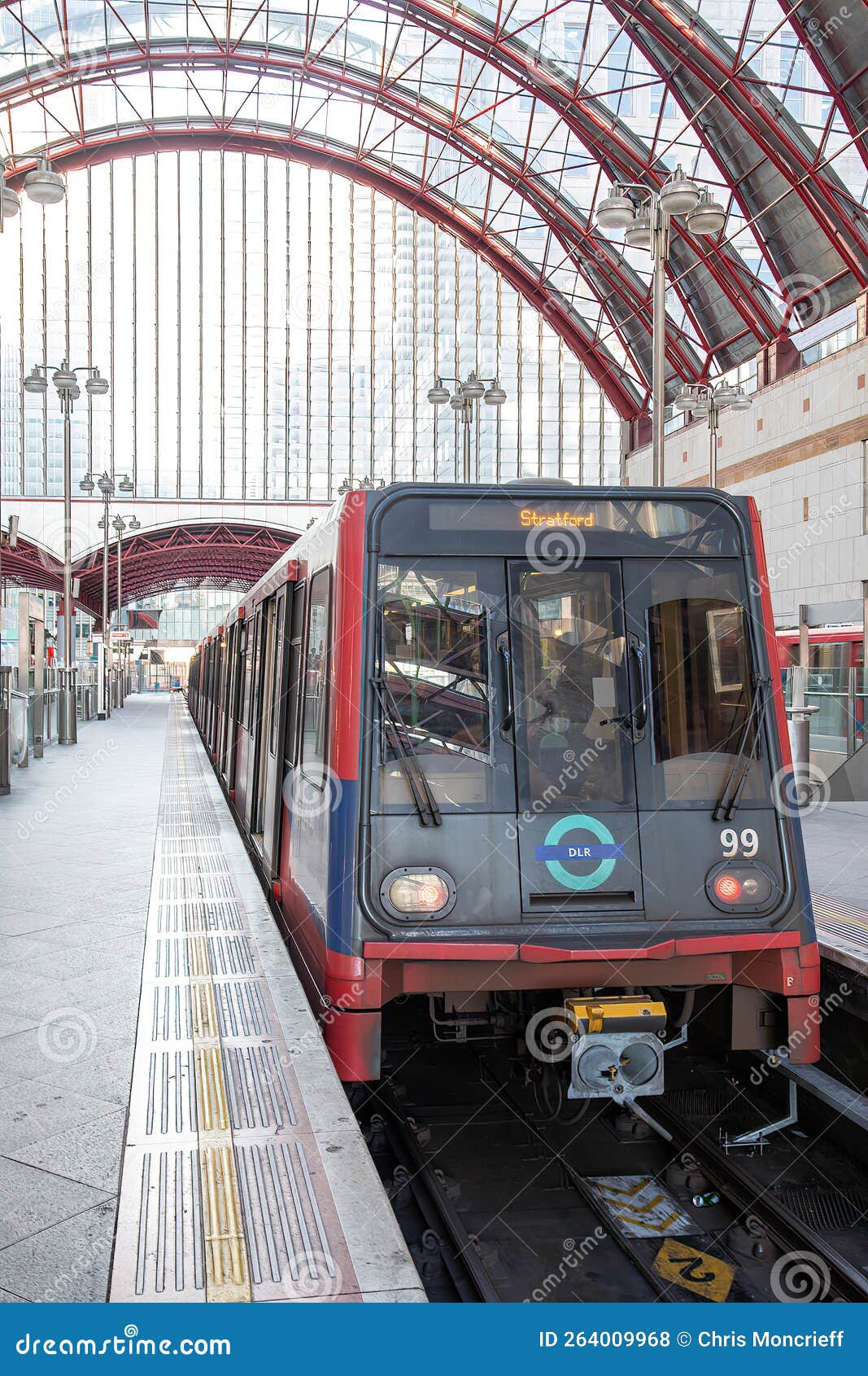 London Docklands Light Railway Train Editorial Stock Photo - Image of ...