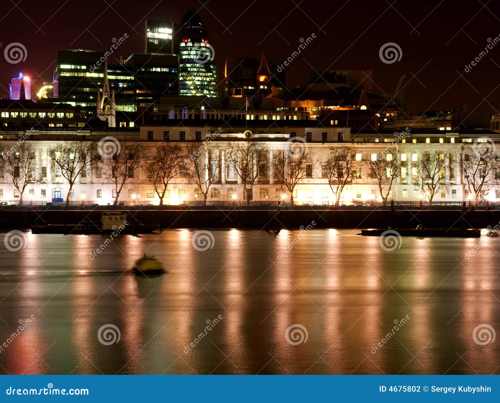 London Embarkment stock photo. Image of history, city - 4675802