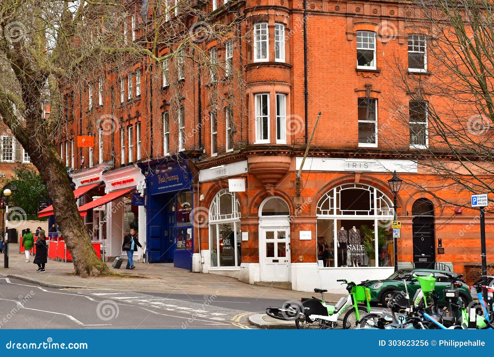 London, England - December 15 2023 : Belsize Park District Editorial ...