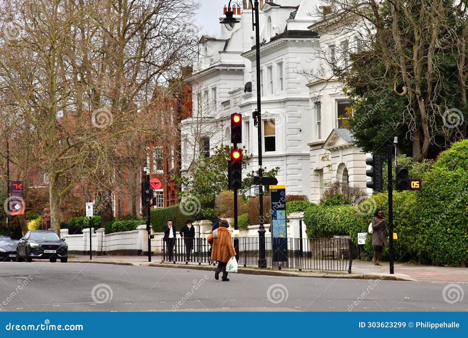 London, England - December 15 2023 : Belsize Park District Editorial ...