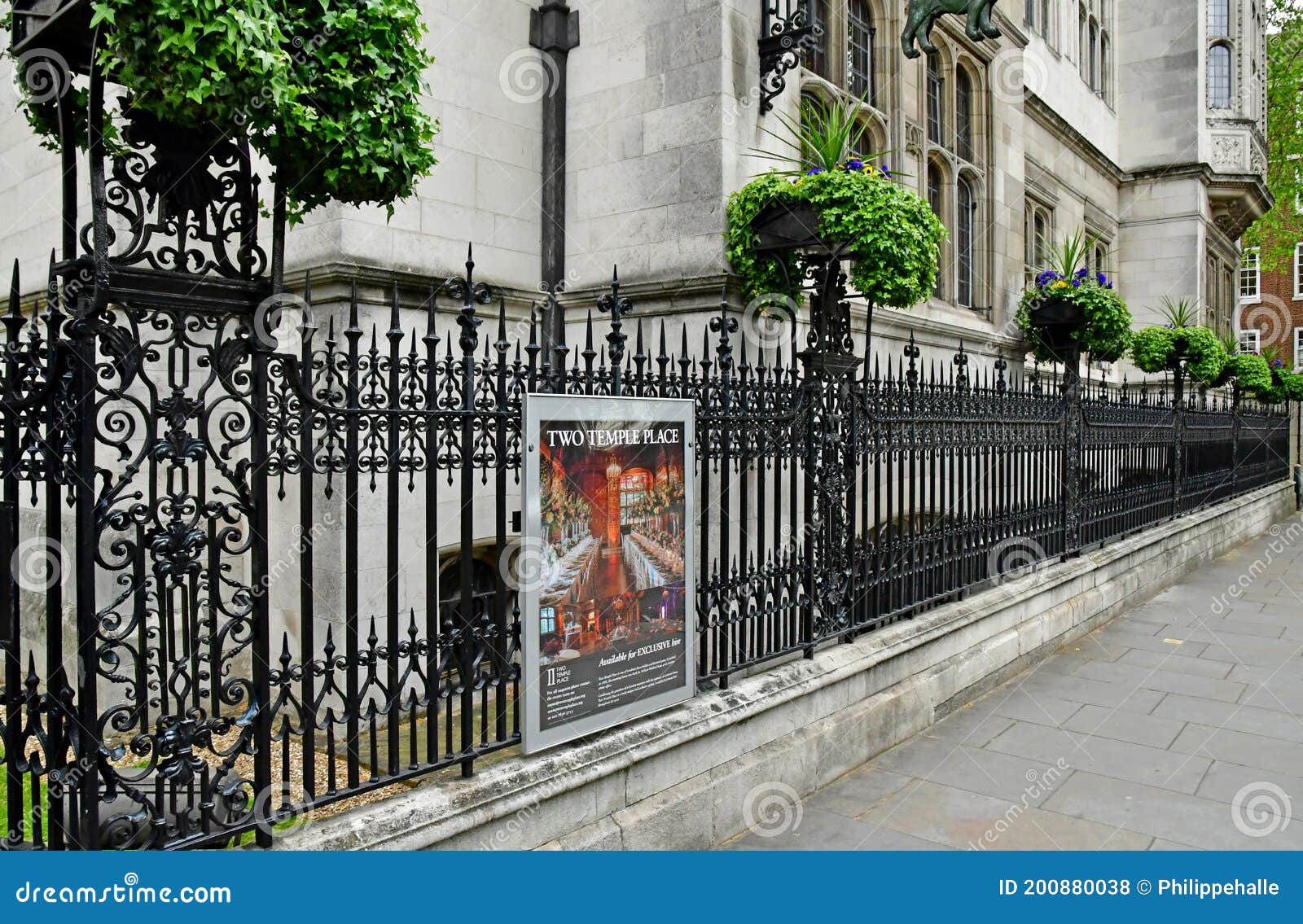 London; England - May 3 2019 : Two Temple Place Editorial Stock Photo ...