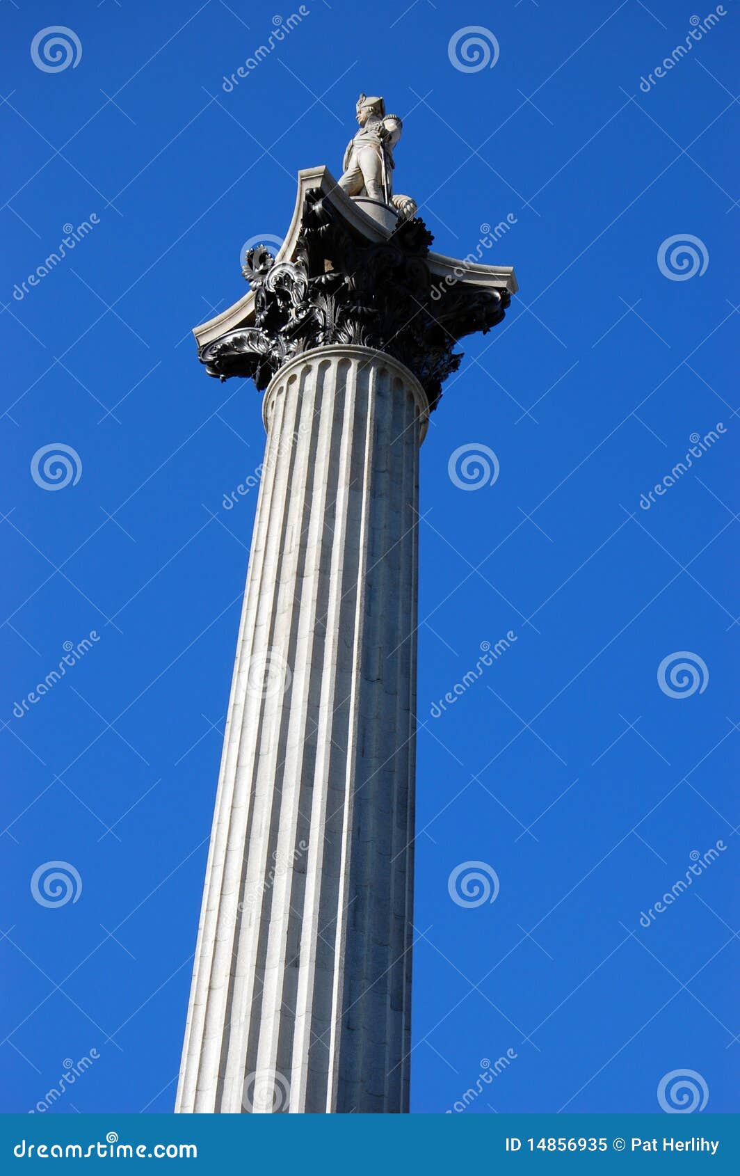 London, England, Nelsons Pillar Stock Image - Image of nelsons, england ...