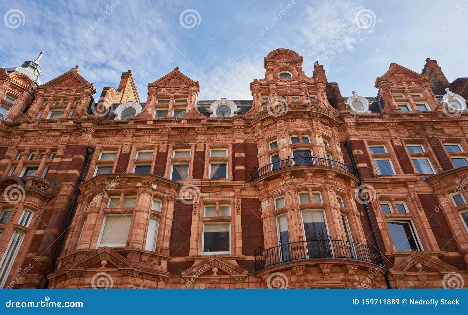LONDON. England - 08/20/2019: Typical London Red Brick Buildings ...