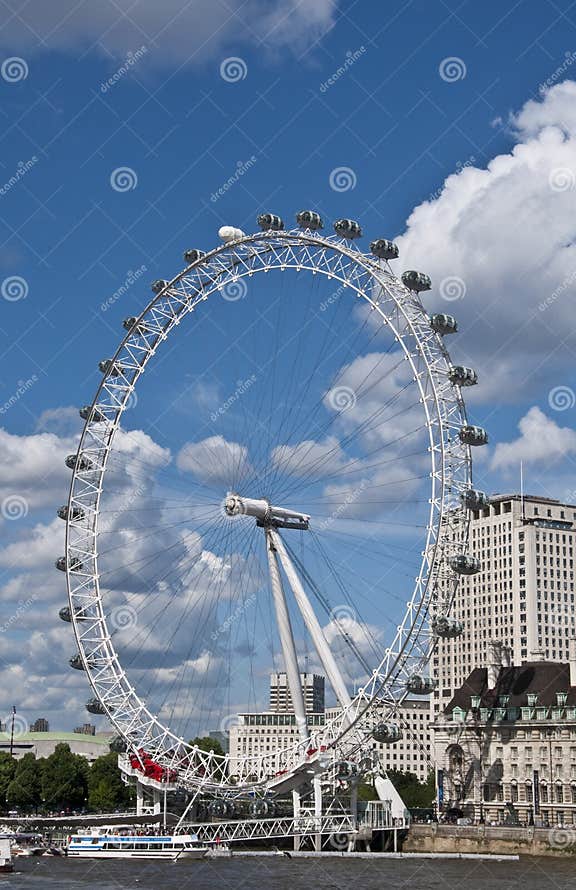 The London Eye editorial stock image. Image of view, buildings - 10138934