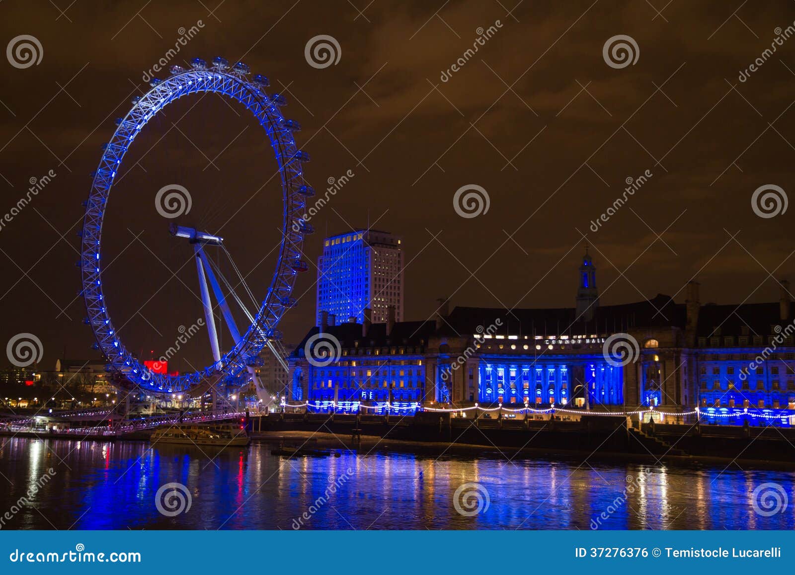 London eye editorial photo. Image of structure, illuminated - 37276376