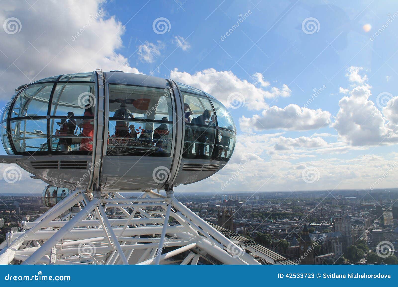 London eye cabin editorial stock photo. Image of visit - 42533723