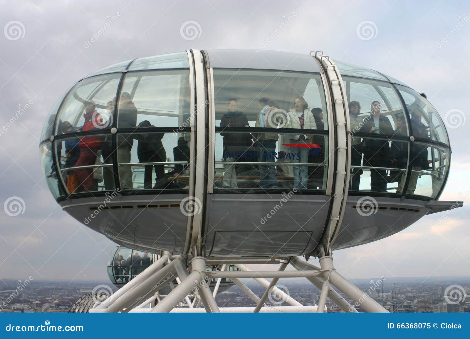 London Eye pod editorial image. Image of london, millennium - 66368075