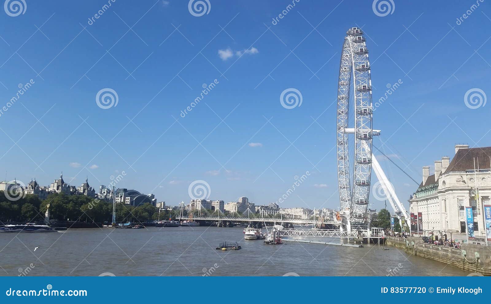 The London Eye editorial image. Image of bridge, united - 83577720