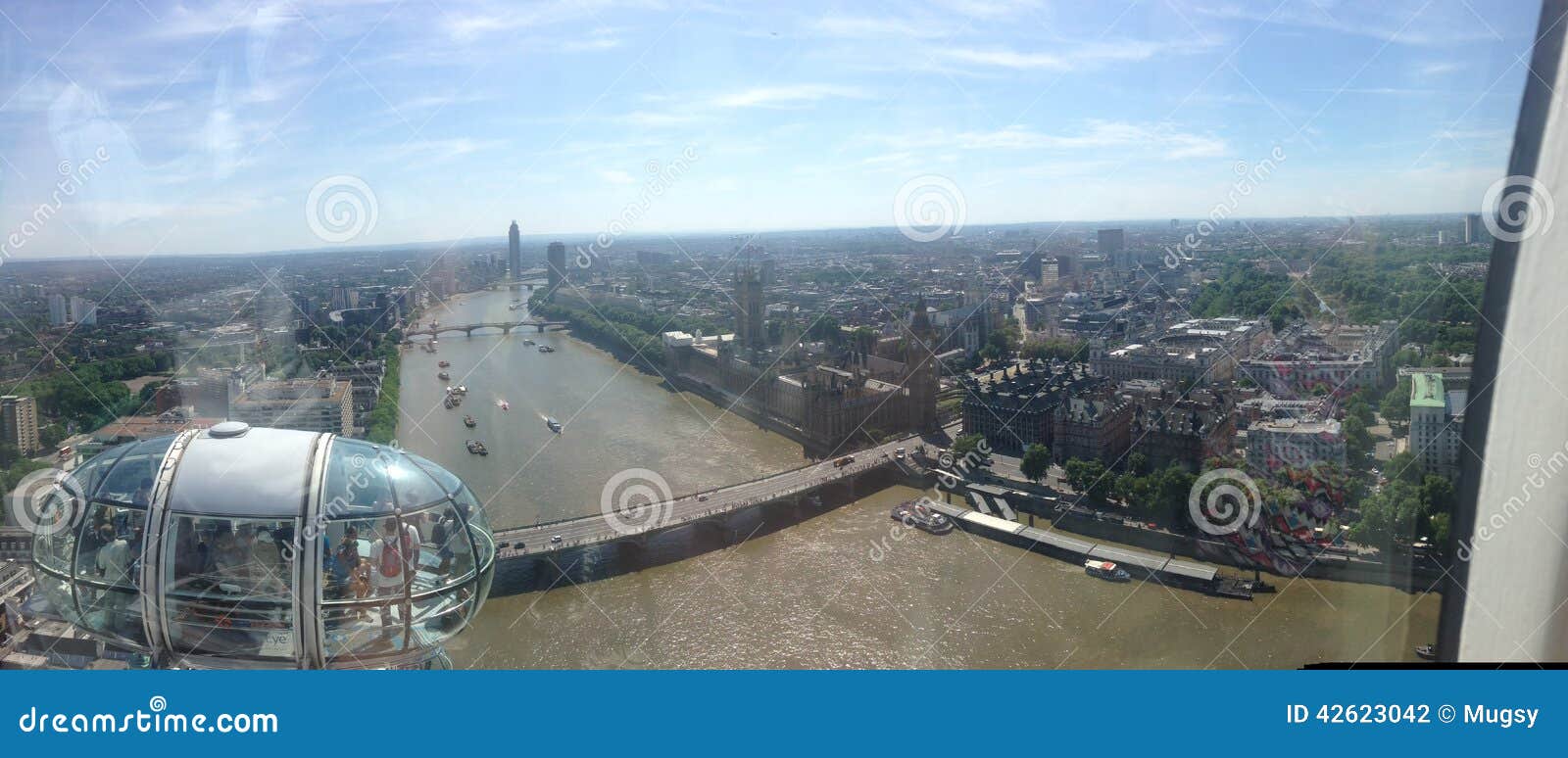 London Eye editorial photography. Image of city, panorama - 42623042