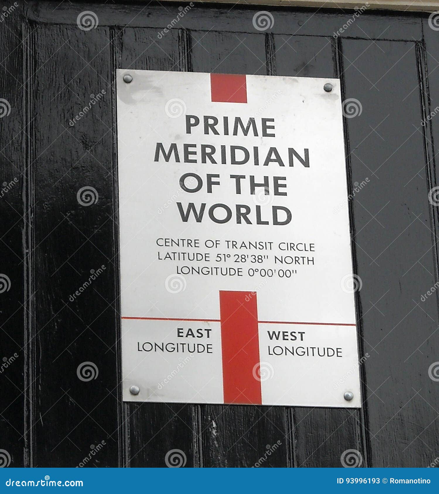 London the Greenwich Meridian Stock Image - Image of observatory ...