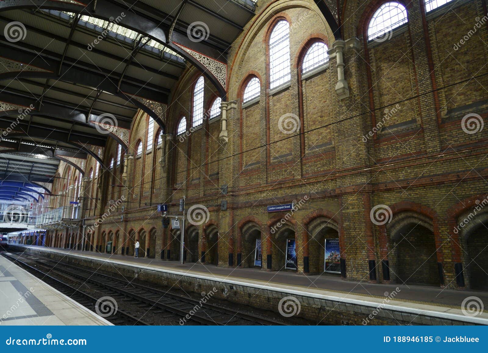 Old train station London editorial image. Image of steel - 188946185