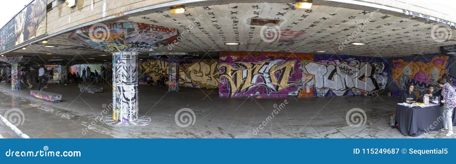 Southbank Skate Park In London Editorial Photography Image Of Culture