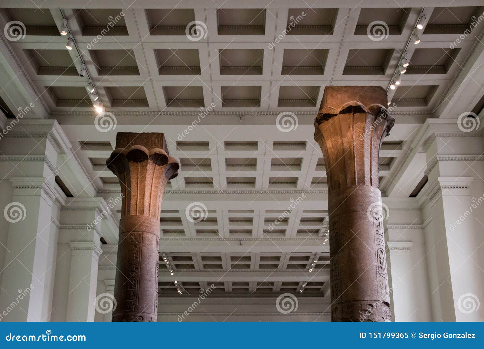 Columns Inside Saint Michel Abbey - The Main Medieval Landmark Of ...
