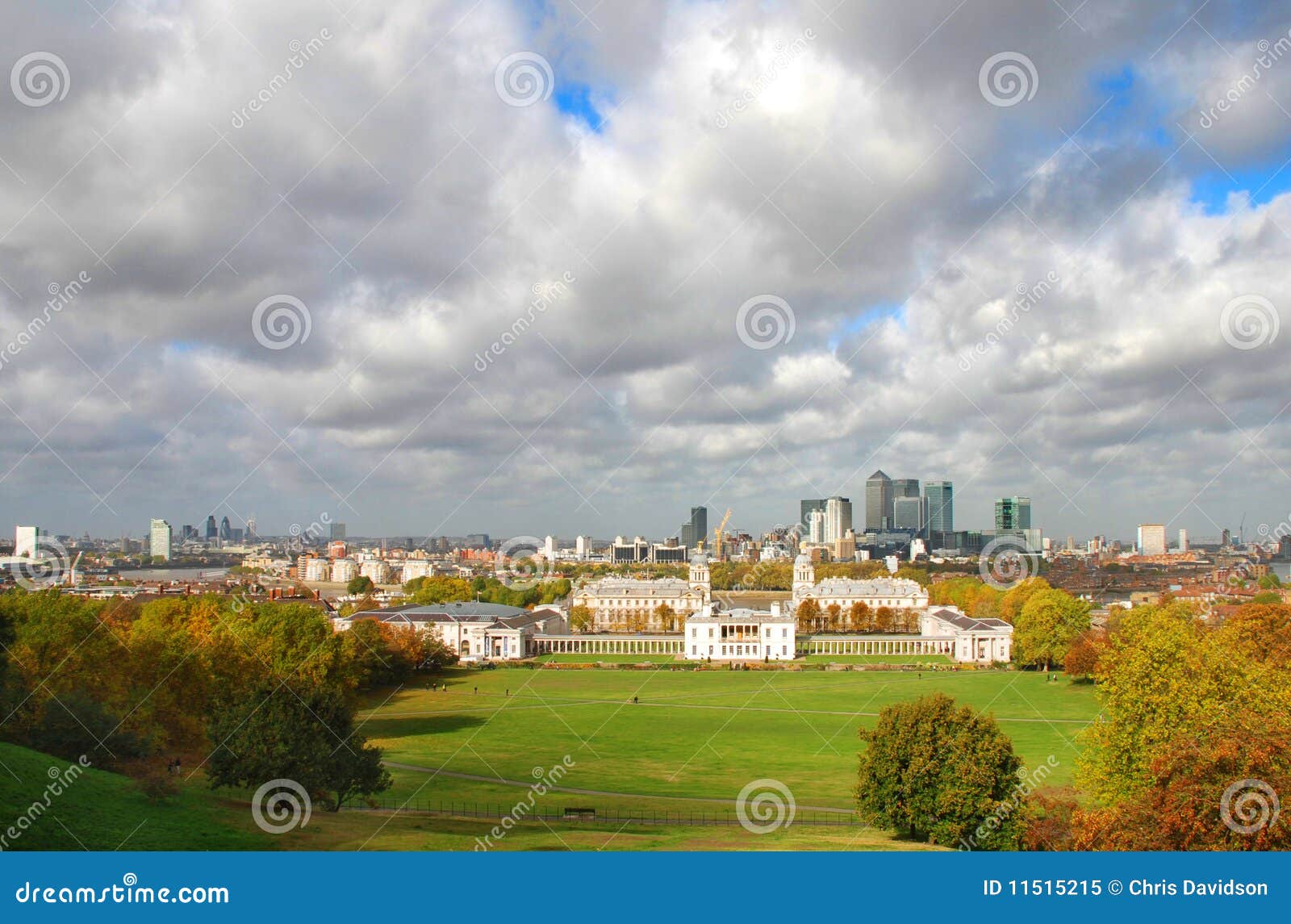 London Landscape stock image. Image of park, cloudy, architechure ...