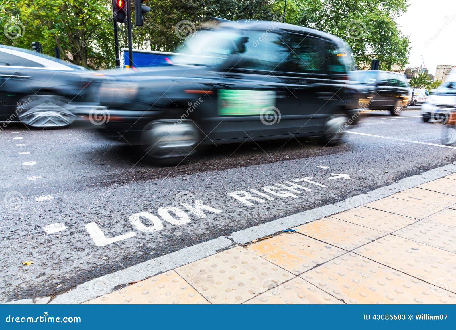 London stock image. Image of road, line, auto, street - 43086683