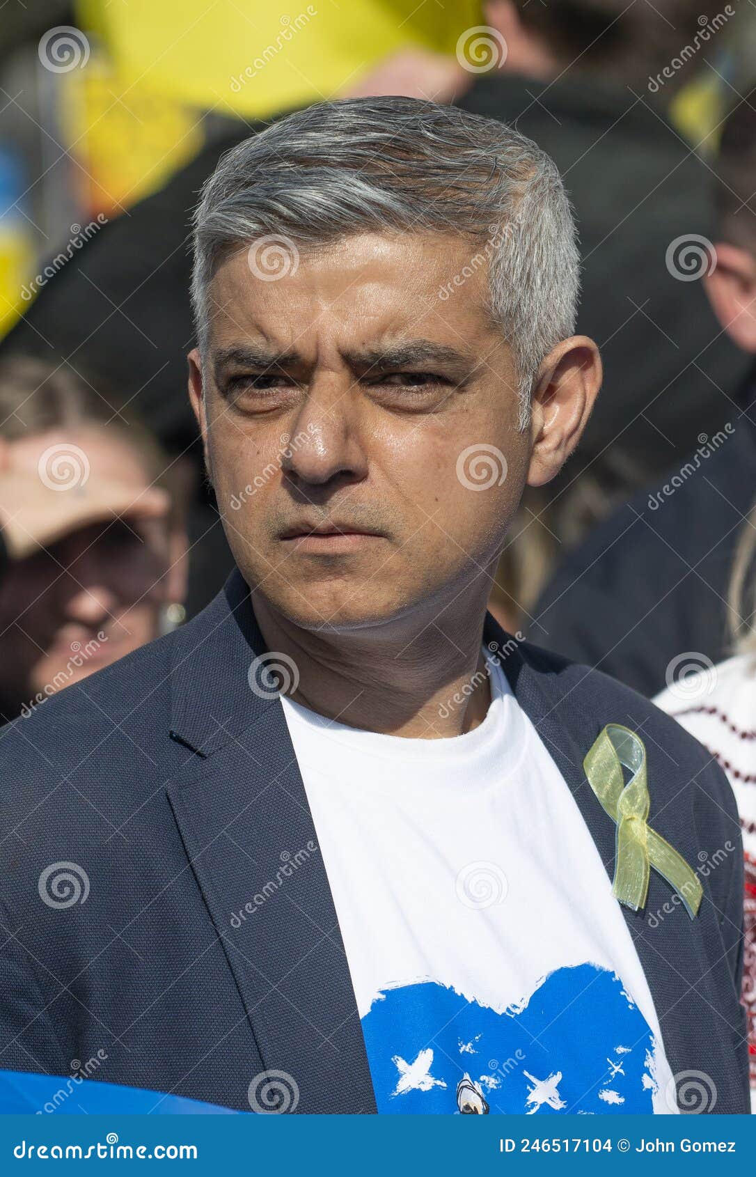 London Mayor Sadiq Khan At The London Stands With Ukraine Rally London