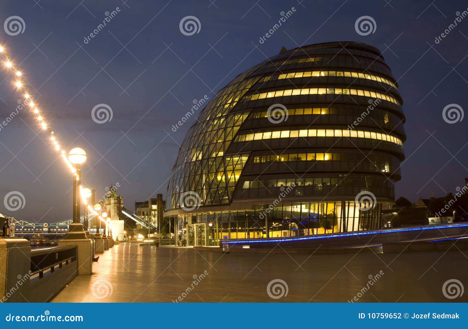 London - modern town-hall stock photo. Image of symbol - 10759652