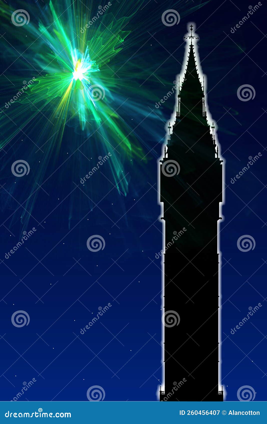 London New Year stock image. Image of design, explosion - 260456407