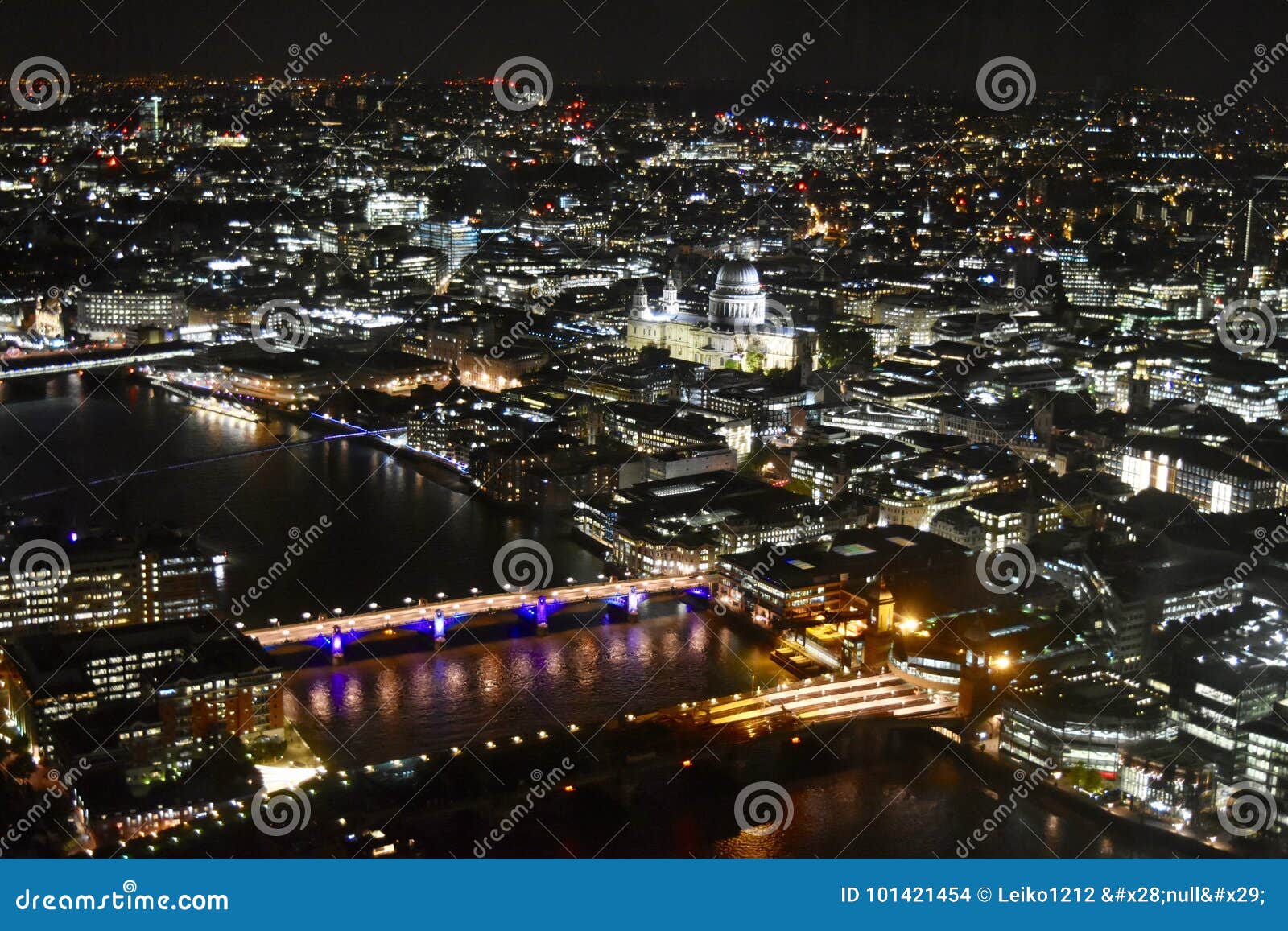 London view night sky view stock photo. Image of view - 101421454