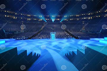 The London O2 Arena stage editorial stock photo. Image of stage - 7917043