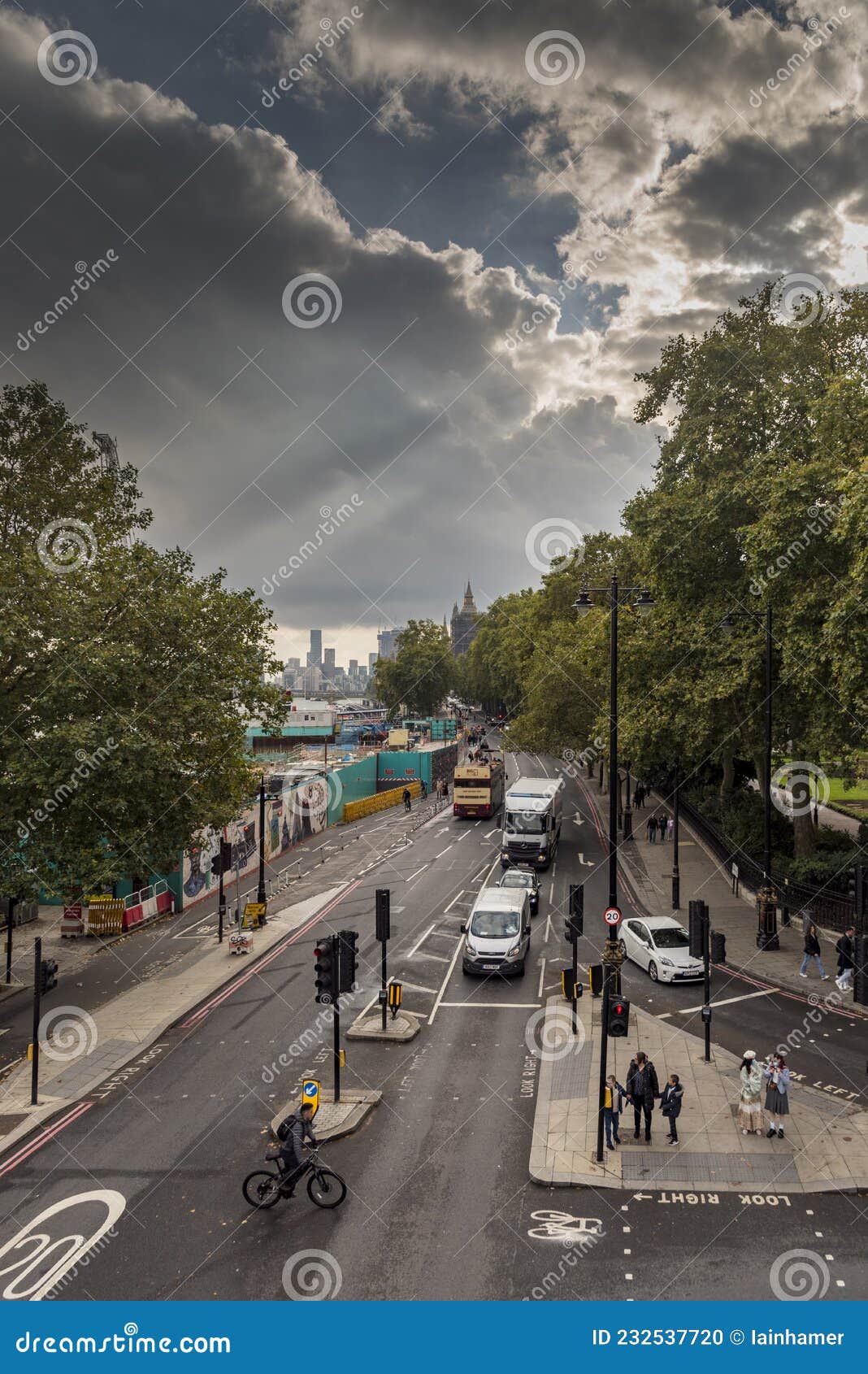 Victoria Embankment from the Golden Jubilee Bridge Editorial Image ...