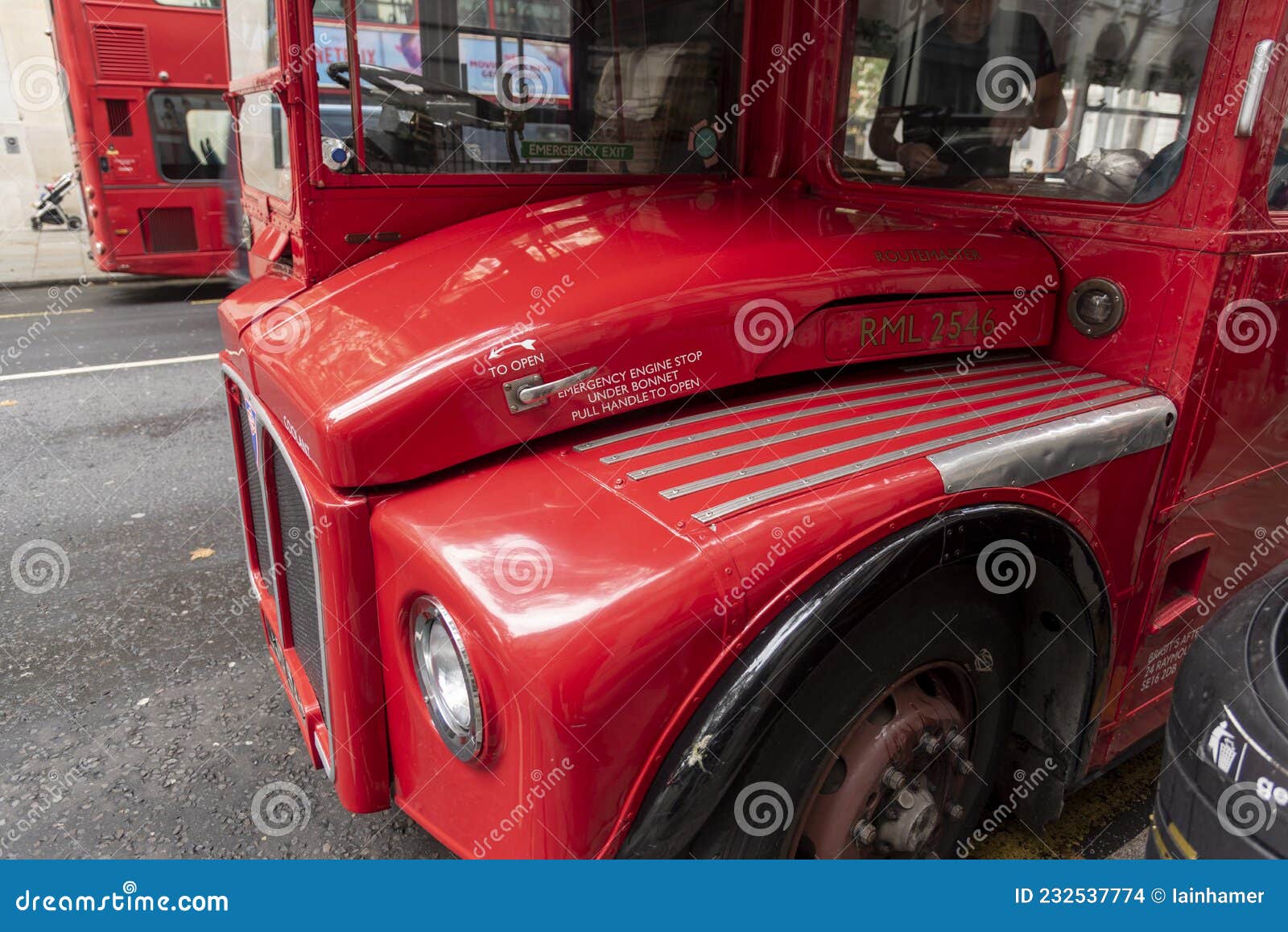 Former London Transport Routemaster Bus Editorial Stock Image - Image ...