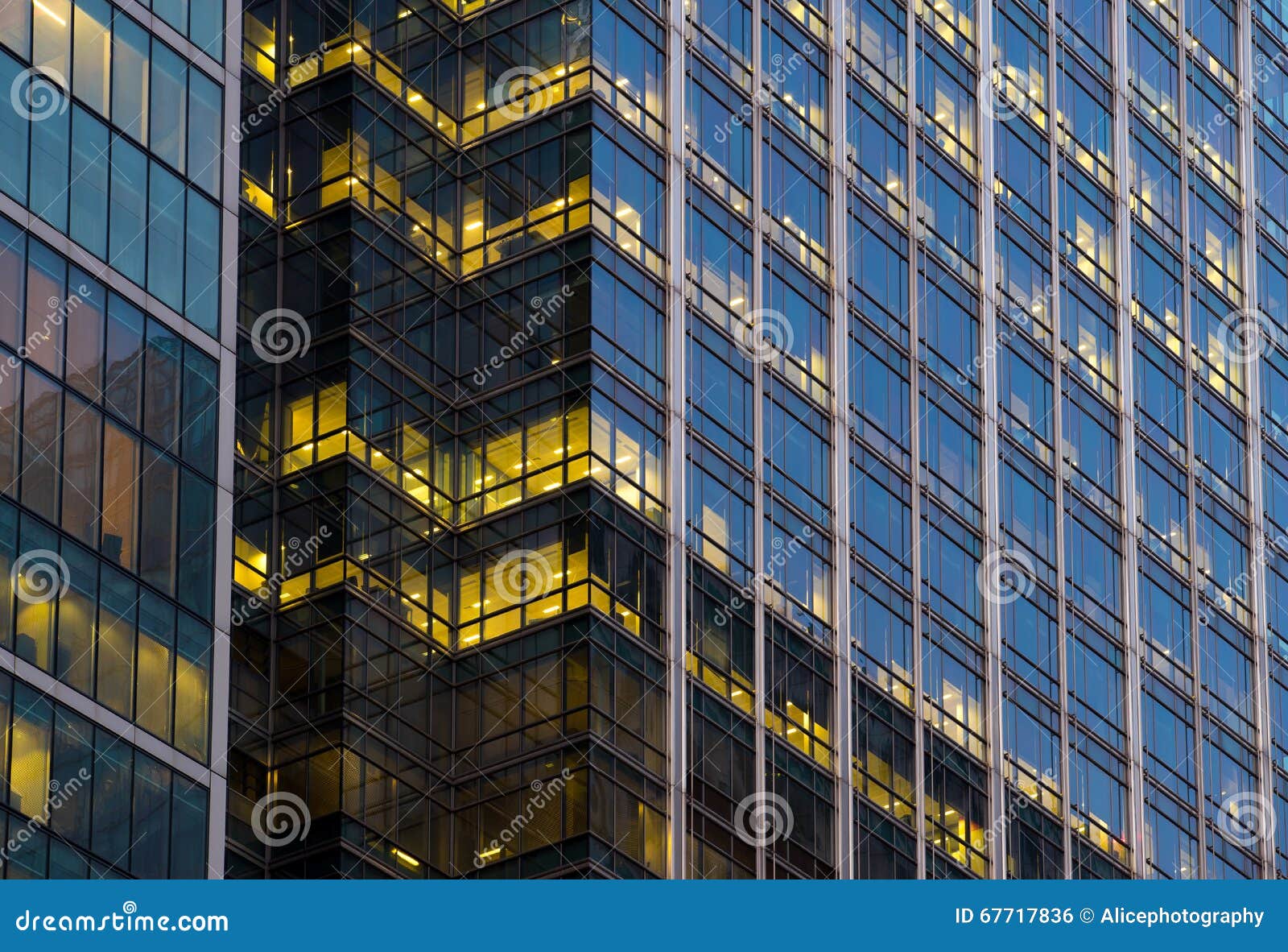 London Office Skyscrapper Building Stock Photo - Image of interior ...