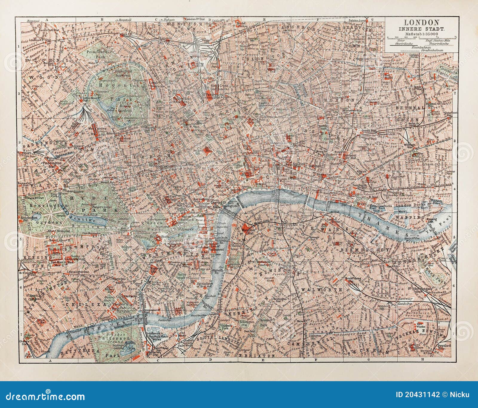 London old map stock photo. Image of background, europe - 20431142