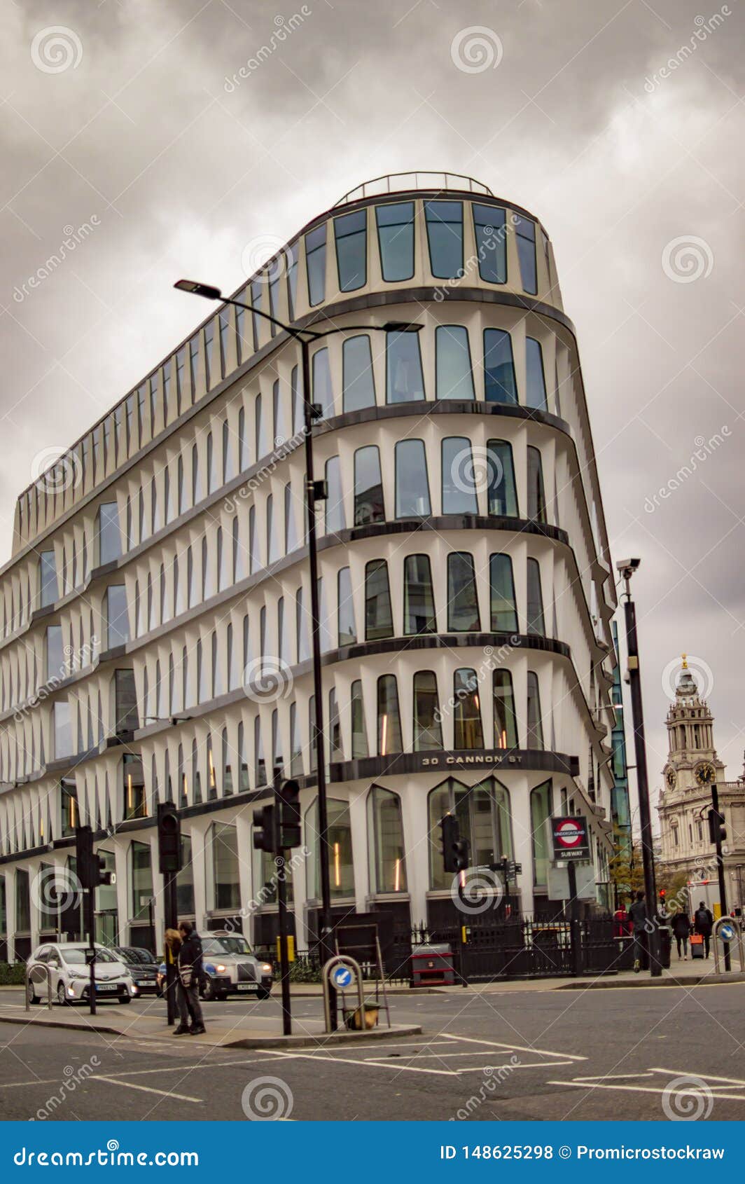 Arched Building With Ancient Marble Sculptures Editorial Image ...
