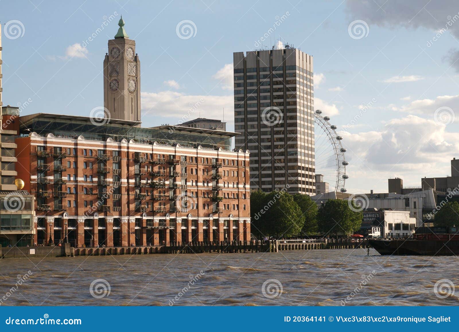 London, OXO-tower stock image. Image of buildings, london - 20364141