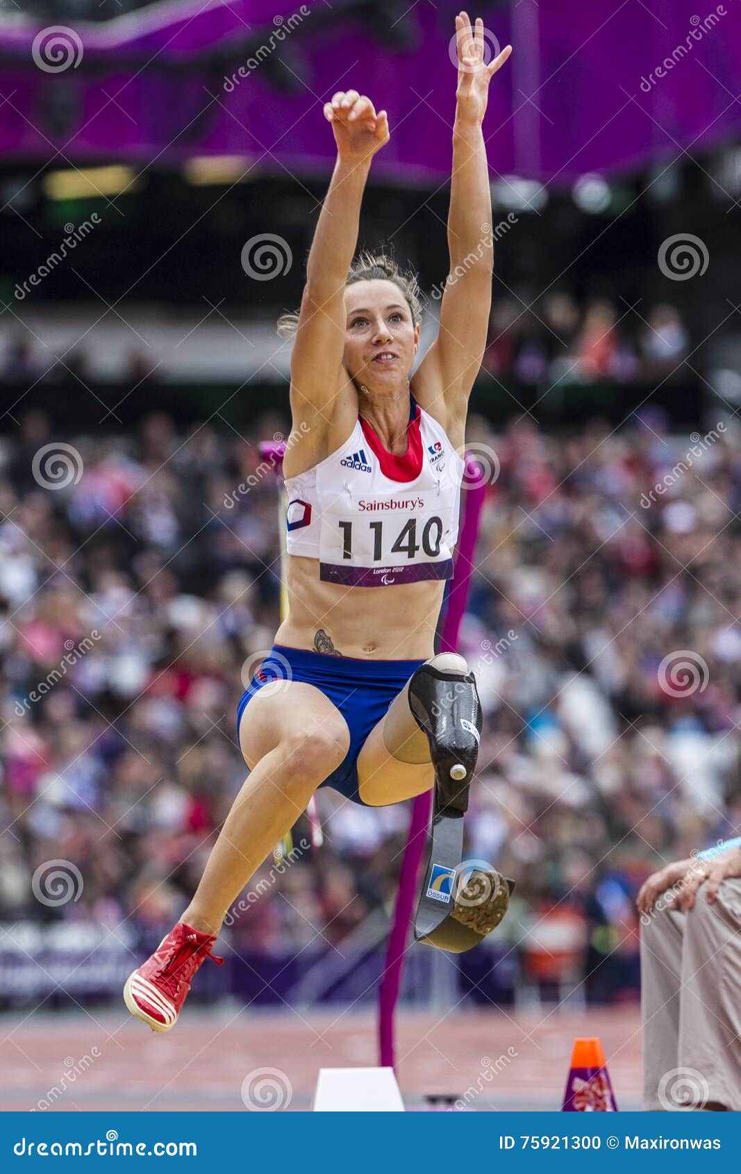 London 2012 Paralympic Game Editorial Image - Image of jumping, game ...