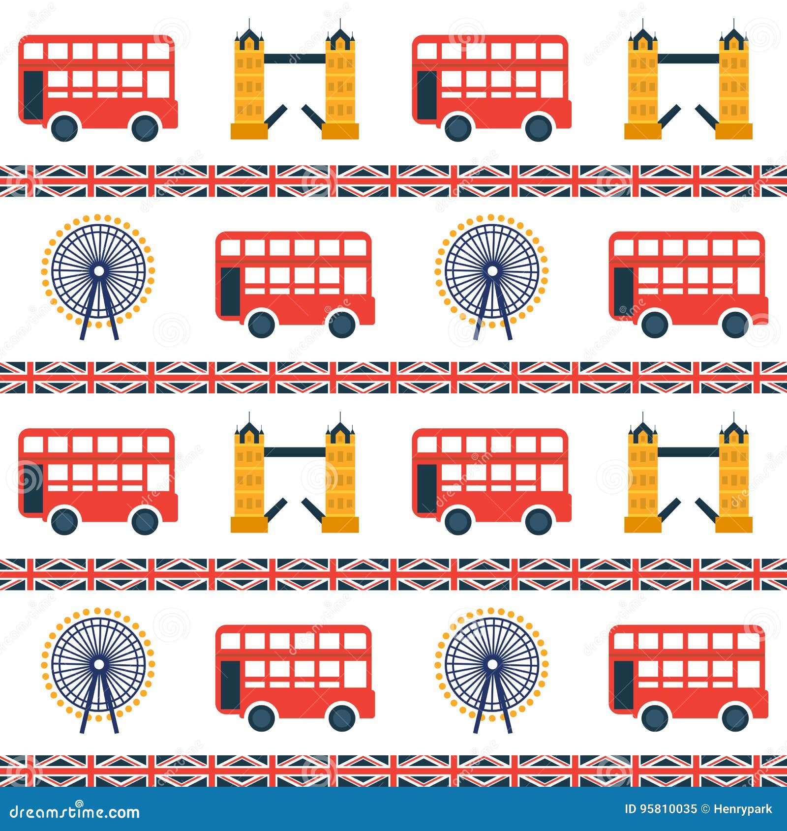 London pattern seamless editorial image. Illustration of child - 95810035