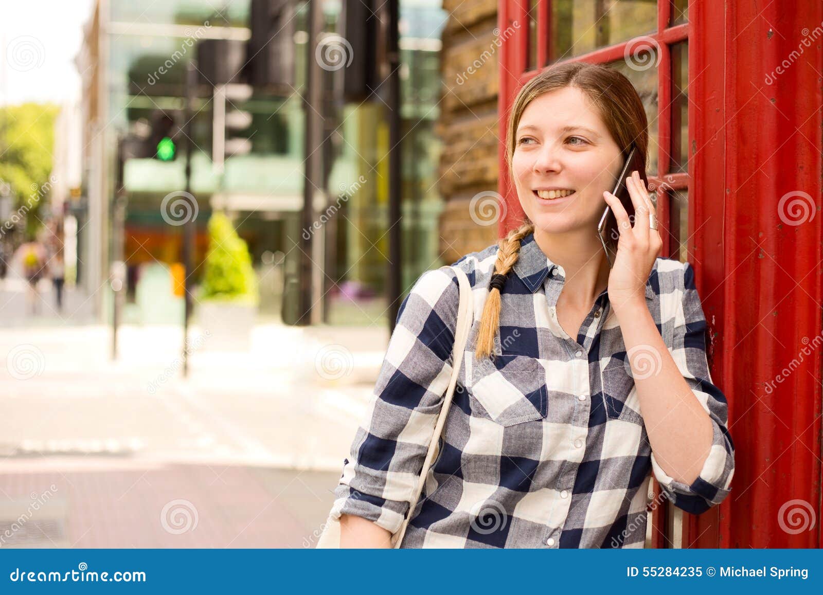 London phone call stock image. Image of adult, girl, cellphone - 55284235