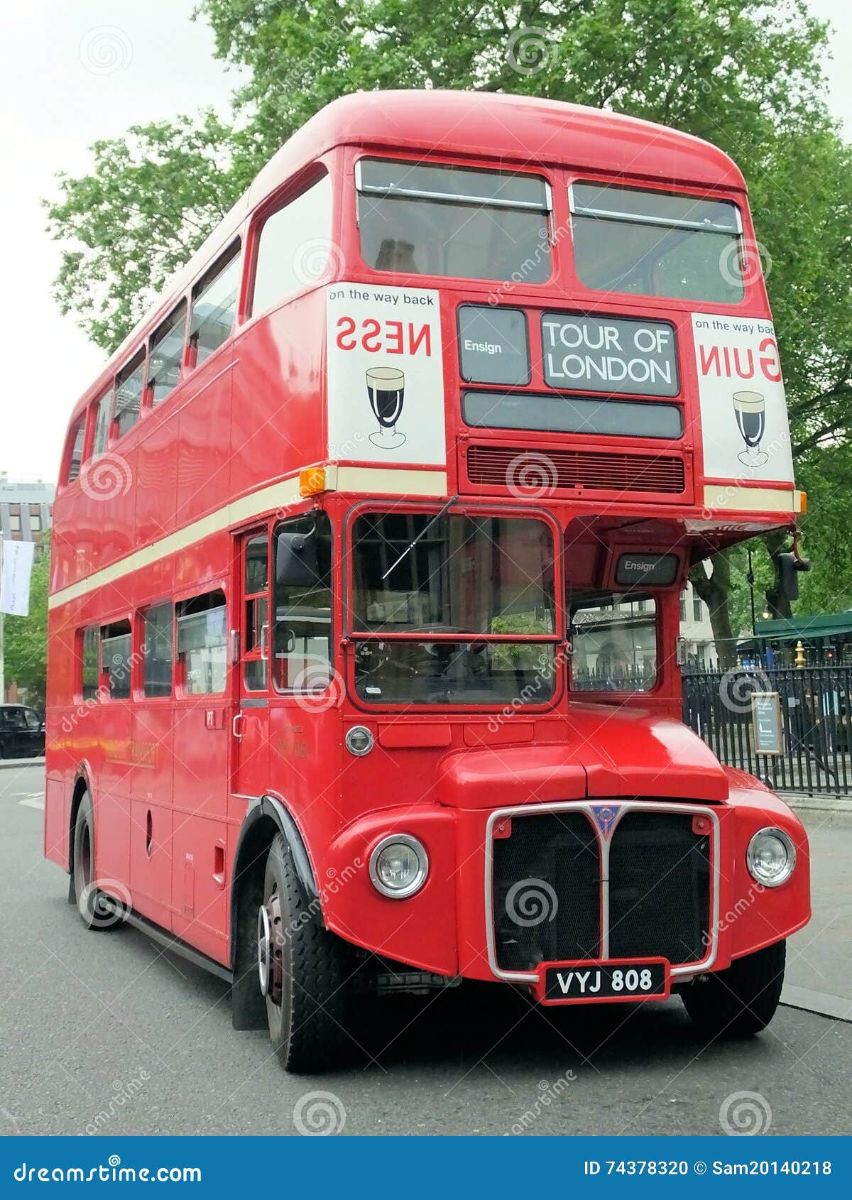 London Red Bus editorial image. Image of capital, road - 74378320