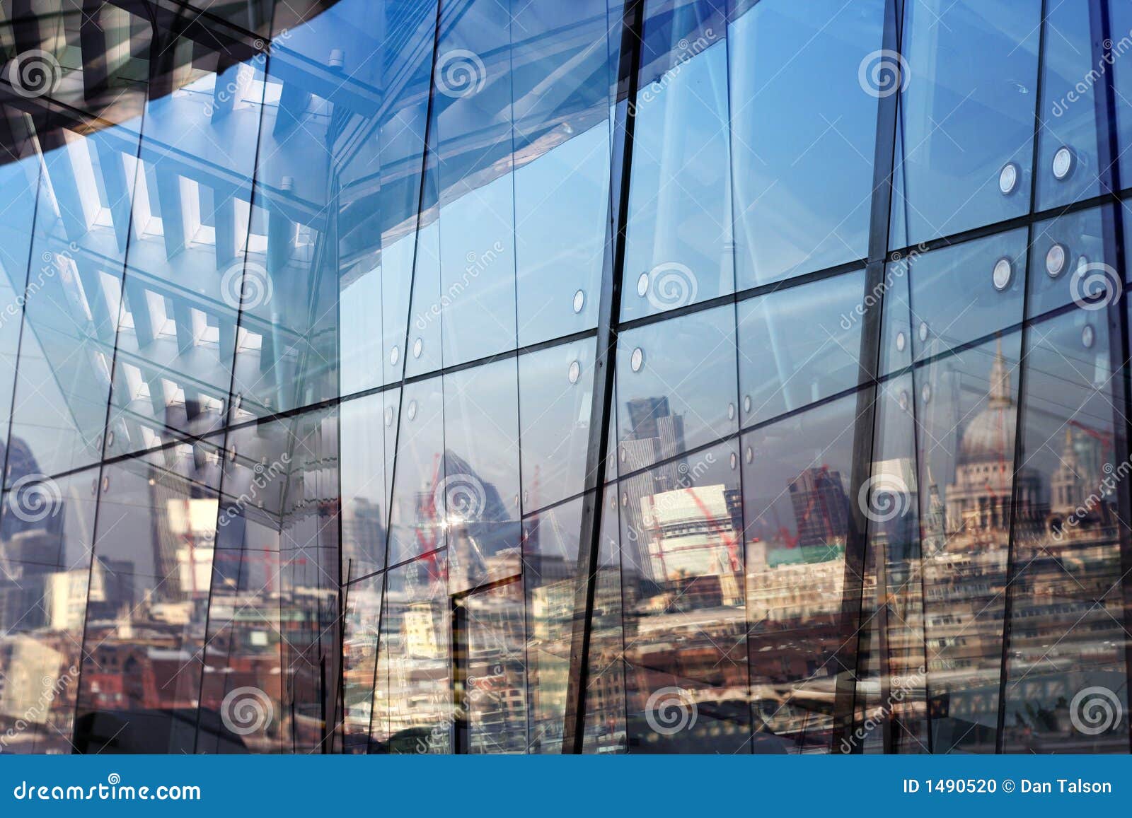 London reflection editorial image. Image of england, crames - 1490520